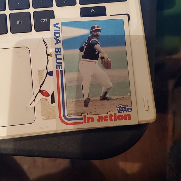 Other | Vida Blue Baseball Card | Poshmark